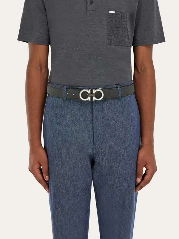 FERRAGAMO Reversible Logo Buckle Belt