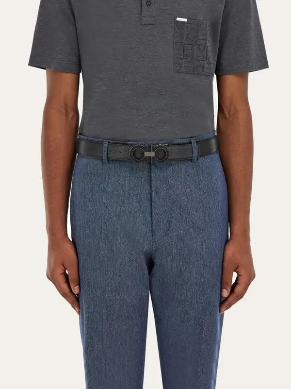 FERRAGAMO Reversible Logo Buckle Belt