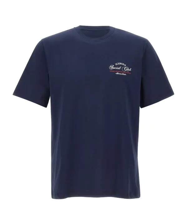 Iceberg Social Club Logo T-shirt - Blue