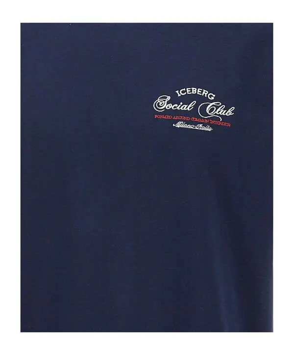 Iceberg Social Club Logo T-shirt - Blue