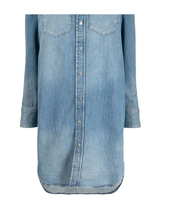 DIESEL® Long Denim Shirt Dress
