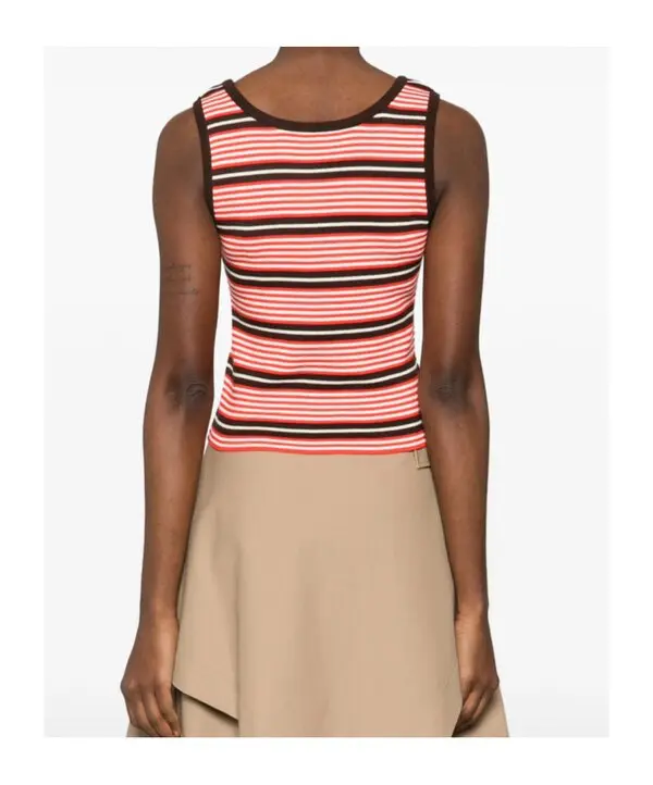 Prada Striped Knitted Vest