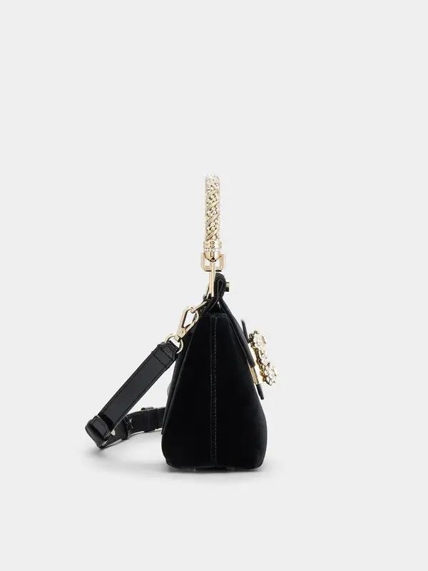ROGER VIVIER Small Flower Strass Bag