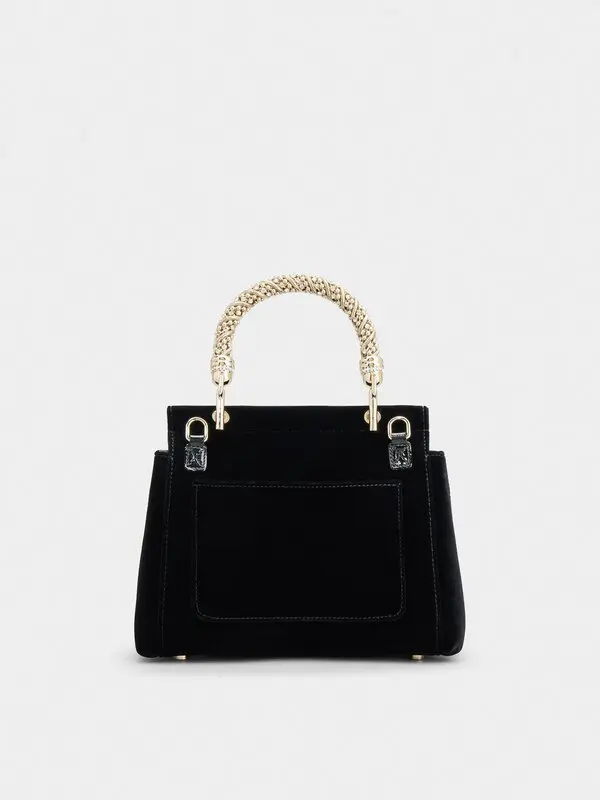 ROGER VIVIER Small Flower Strass Bag