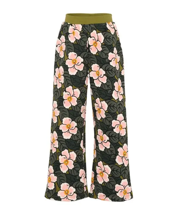 Kenzo Floral Print Elastic Waist Trousers