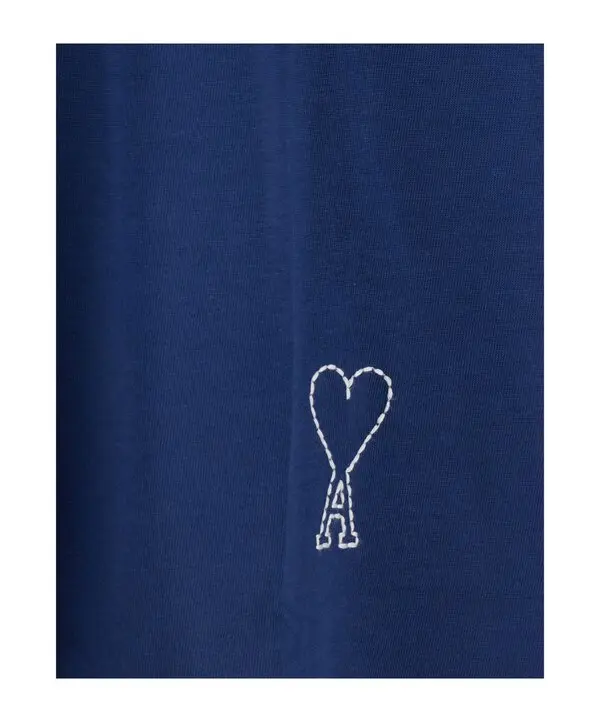 AMI Paris De Coeur Oversized Polo Shirt
