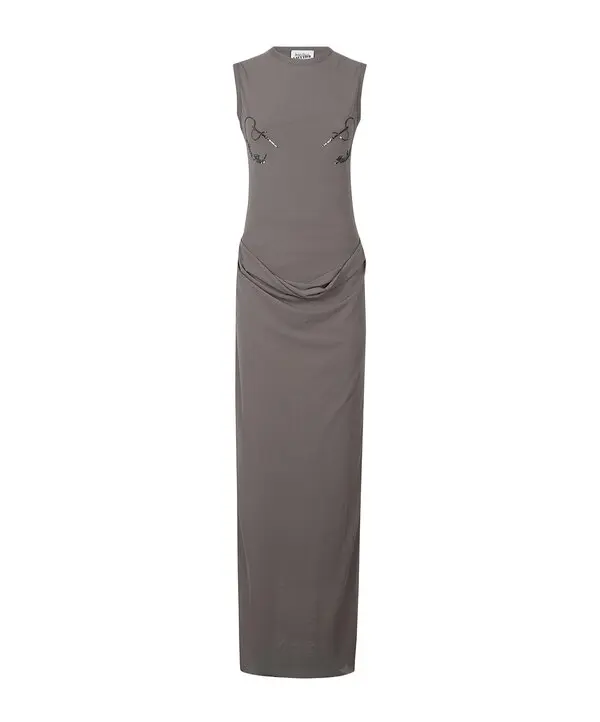 JEAN PAUL GAULTIER Sleeveless Maxi Dress With Embellishments