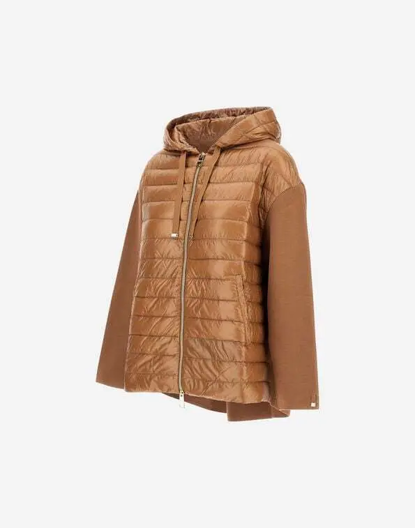 Herno Hooded Padded Jacket - Camel