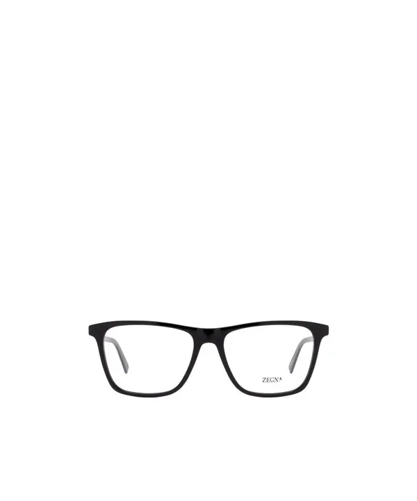 Zegna Square Frame Eyeglasses - Black