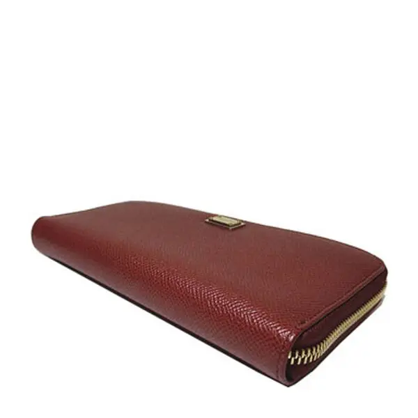 Dolce & Gabbana Logo Details Wallet - Red