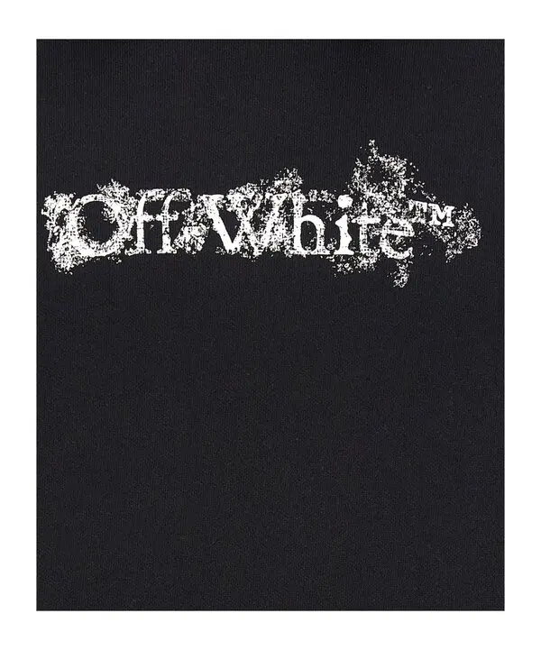 Off-White Logo Printed Drawstring Hoodie