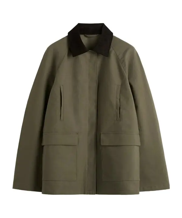 TOTEME Summer Country Pocket Detailed Jacket - Khaki
