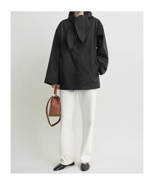 TOTEME Scarf Detailed Long-sleeved Jacket - Black