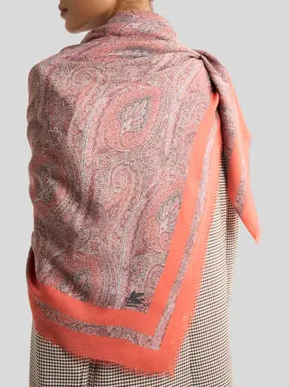 Etro Floral Paisley Motif Shawl