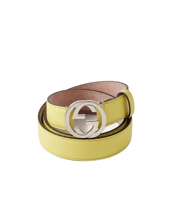 Gucci Gg Buckle Belt - Multicolor