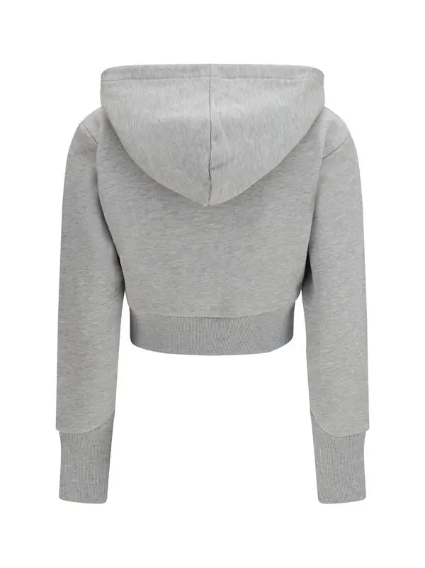 VIVIENNE WESTWOOD Leo Striped Drawstring Hoodie - Grey