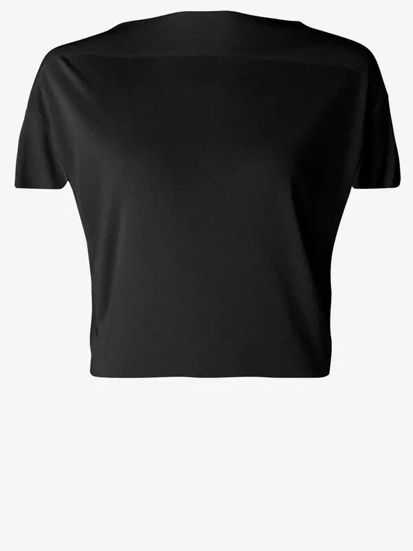Jacquemus The Mistral Draped Open Back Top - Black