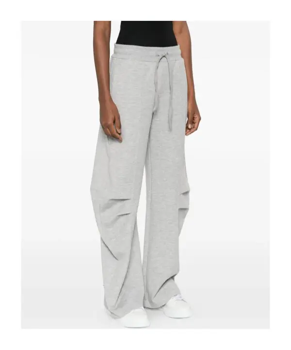 Patrizia Pepe Ruched Wide Leg Track Pants
