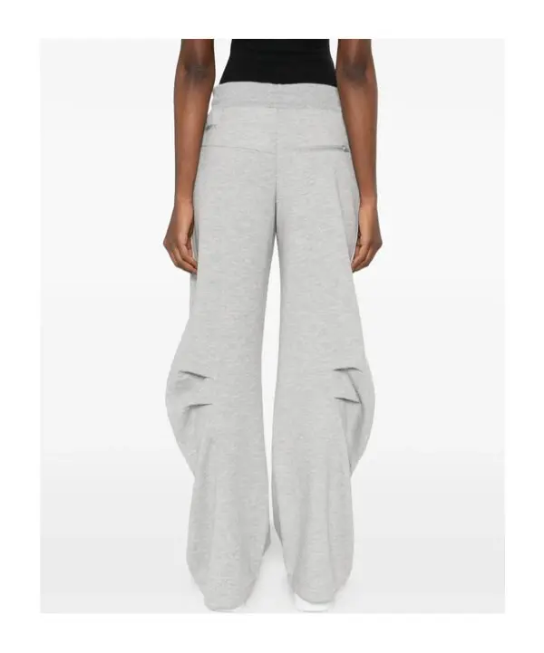 Patrizia Pepe Ruched Wide Leg Track Pants