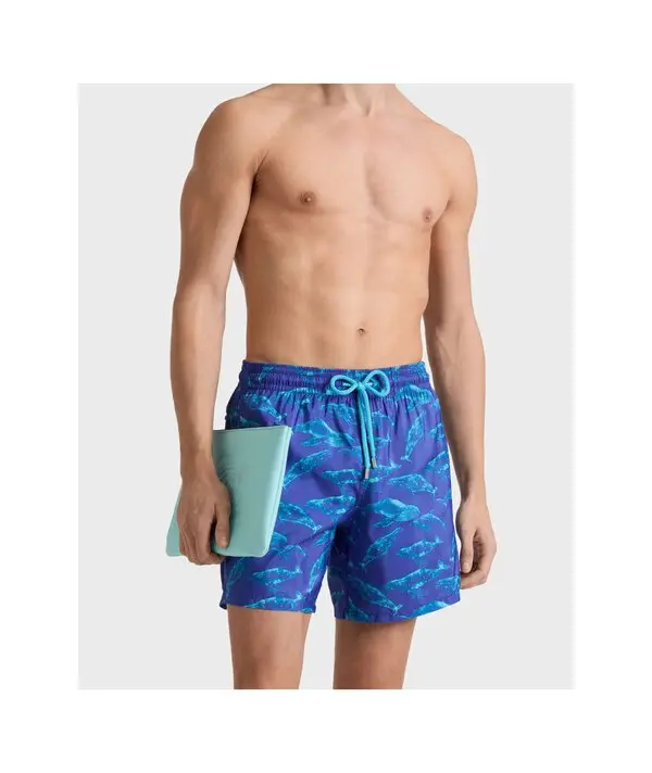 Vilebrequin Mahe Whale Print Swim Shorts