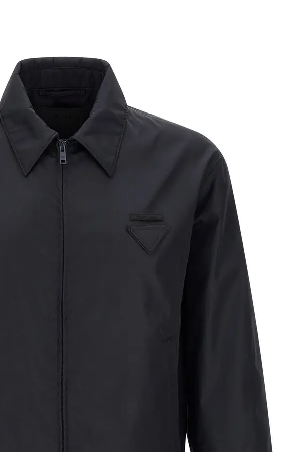 Prada Triangle Patch Zipped Jacket
