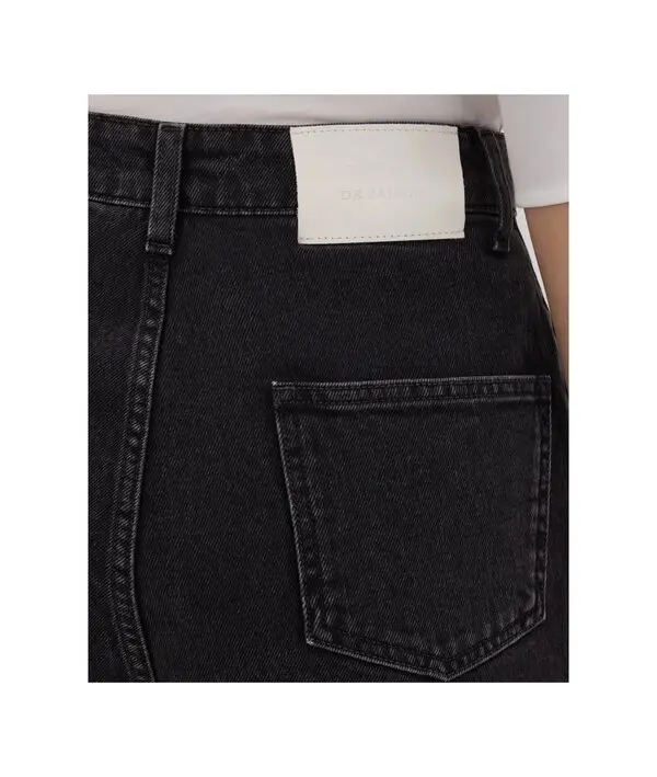 Loulou De Saison High-rise Denim Shorts - Washed Grey