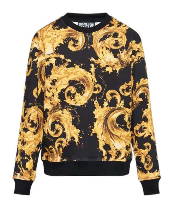 Versace Barocco Pattern Crewneck Sweatshirt