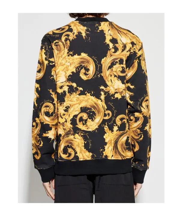 Versace Barocco Pattern Crewneck Sweatshirt