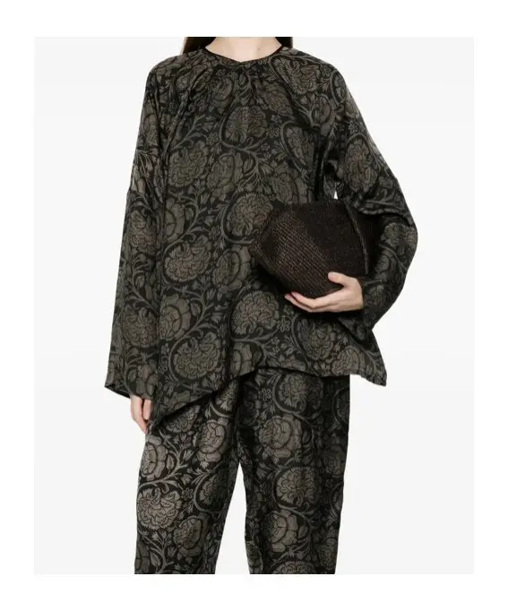 UMA WANG Floral Print Long Sleeve Top