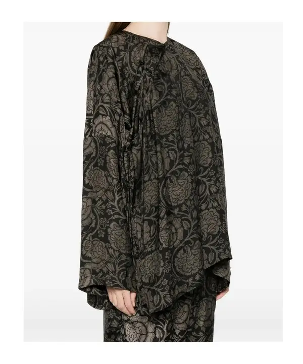 UMA WANG Floral Print Long Sleeve Top