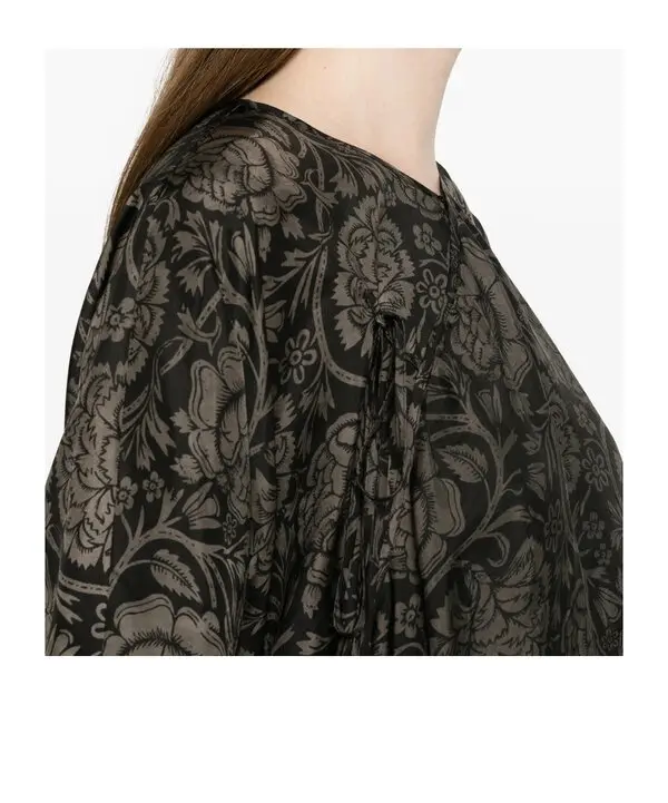 UMA WANG Floral Print Long Sleeve Top