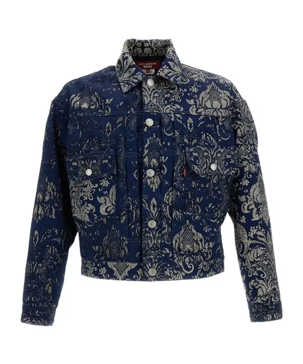 Junya Watanabe X Levi's Damask Trucker Jacket - Black