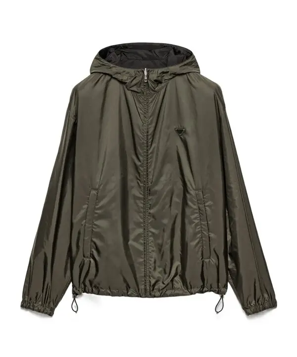 Prada Reversible Hooded Jacket - Black
