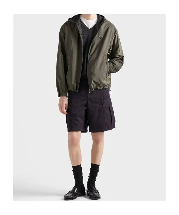 Prada Reversible Hooded Jacket - Black
