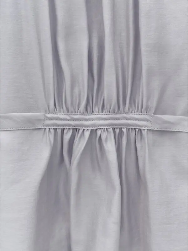 LOW CLASSIC Long Sleeve Shirt With Waist Tie