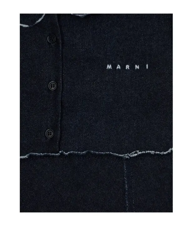 Marni Short Sleeve Button Up Top