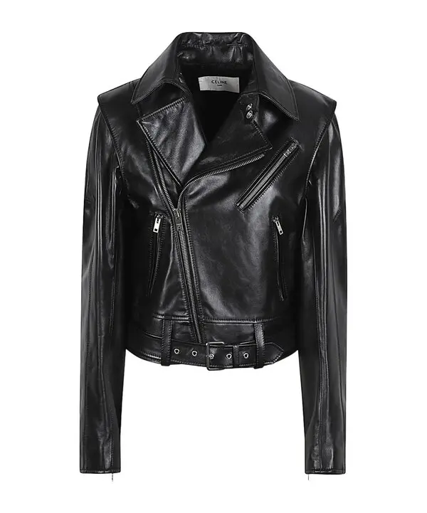 Celine Biker Jacket In Calfskin