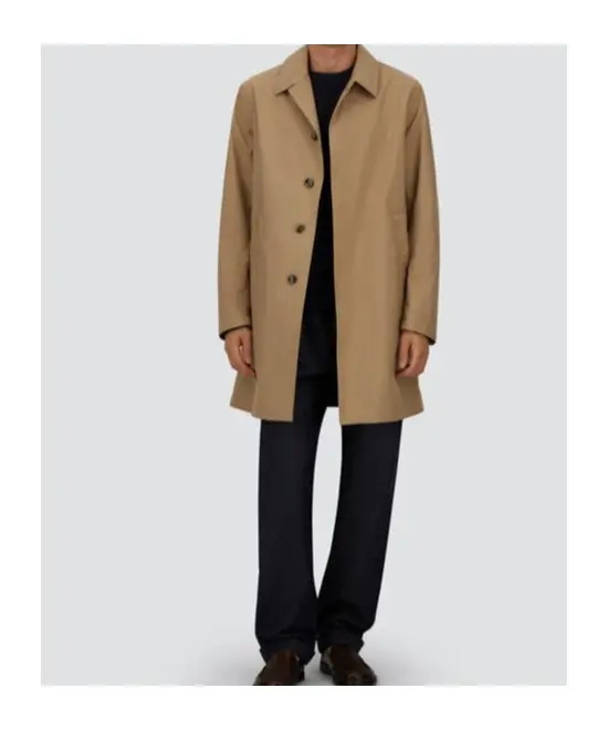 Herno Long-sleeved Buttoned Raincoat - Brown