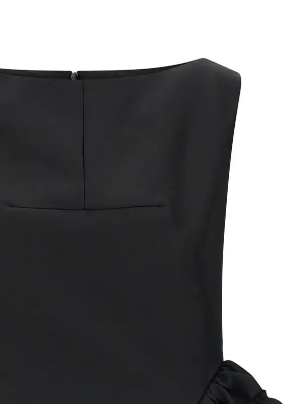 Dries Van Noten Casey Ruffled Peplum Top - Black
