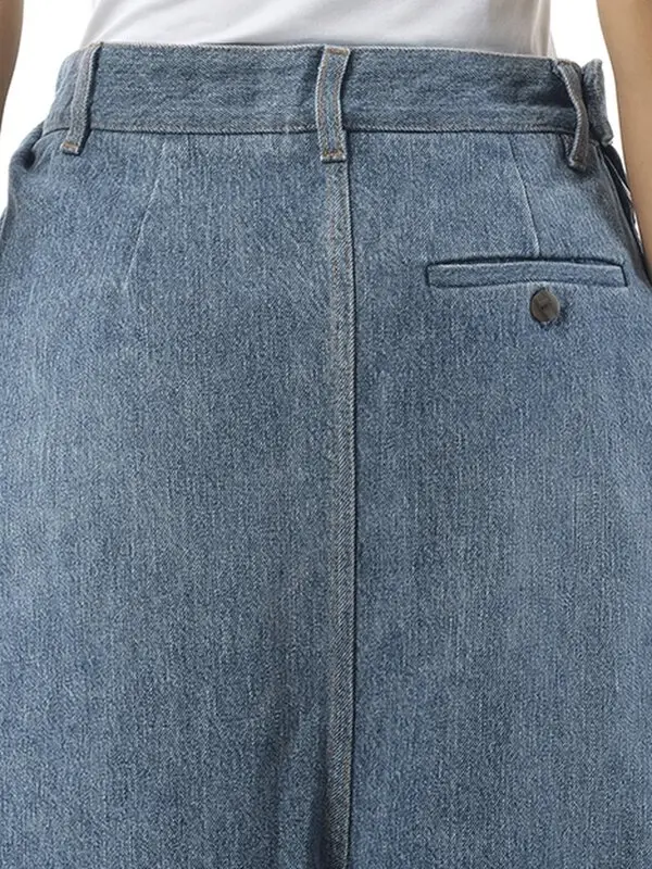Loewe Draped Jeans With Pleated Detail