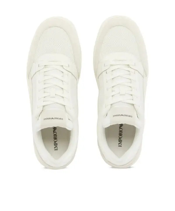 Emporio Armani Panelled Low-top Sneakers