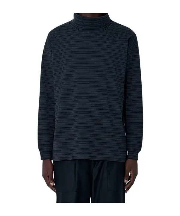 Comme Des Garçons Homme Striped Turtleneck Jumper