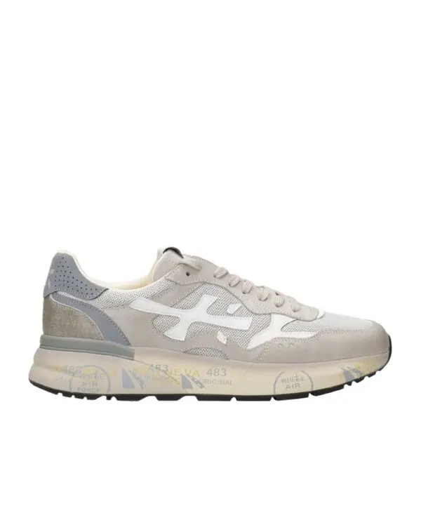 Premiata Lace-up Round Toe Sneakers - Gray