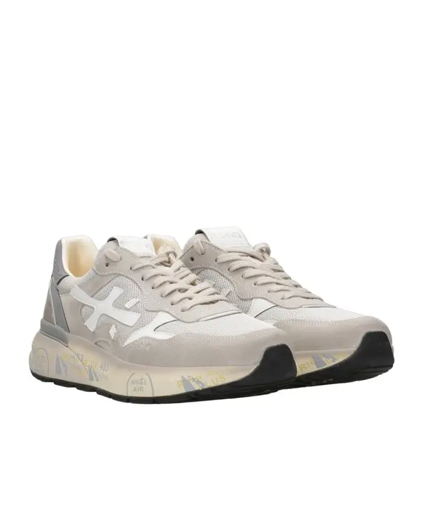 Premiata Lace-up Round Toe Sneakers - Gray