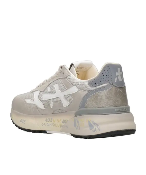 Premiata Lace-up Round Toe Sneakers - Gray
