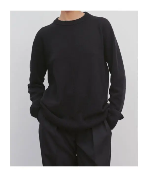 THE ROW Sibem Wool And Cashmere Sweater - Black