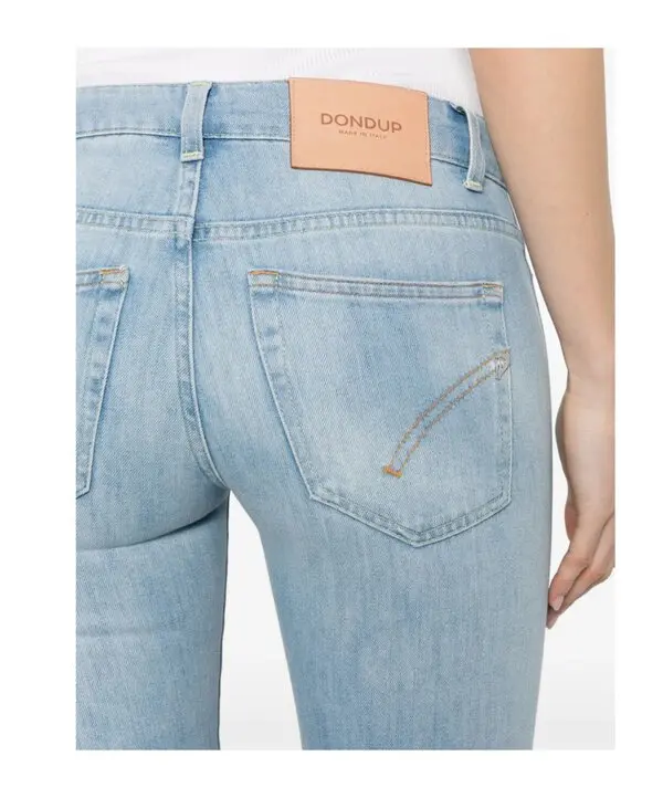 DONDUP Slit Detail Five-pockets Jeans