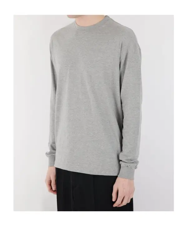 Auralee Long-sleeved Crew Neck T-shirt - Gray