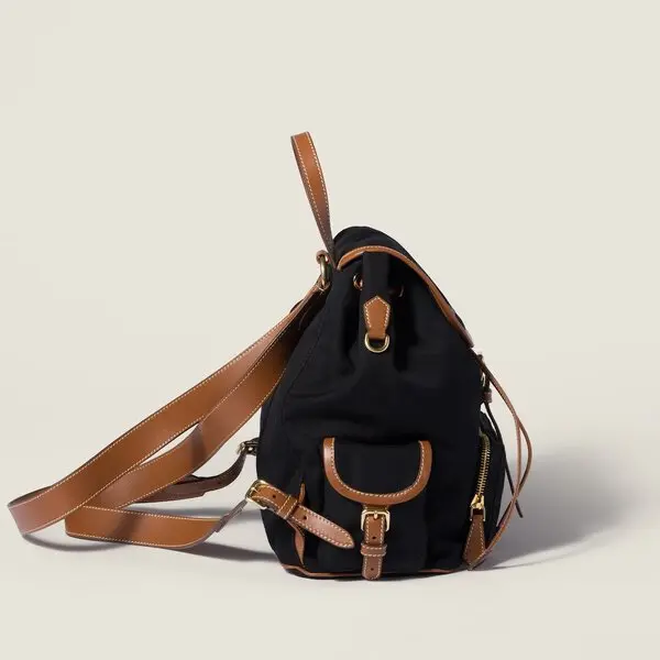 Miu Miu Logo Detailed Buckle Fastened Backpack