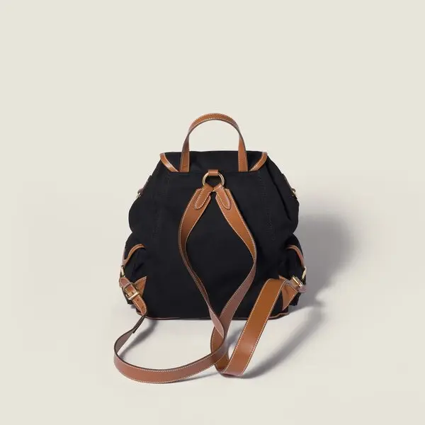 Miu Miu Logo Detailed Buckle Fastened Backpack